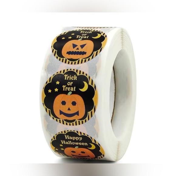 Office | New 50pc Halloween Sticker Roll | Poshmark